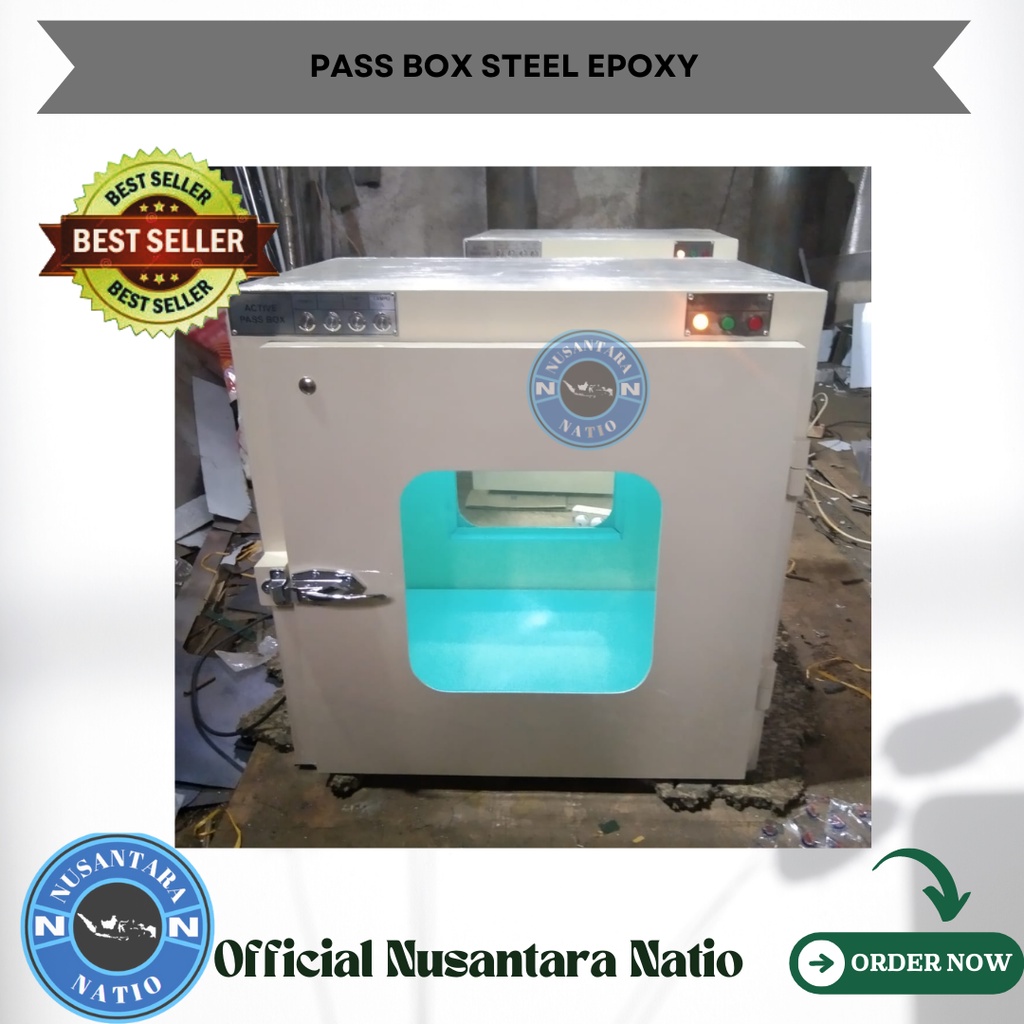 Jual Pass Box Epoxy / Passbox Besi 100x100x50cm Interlock Door (Clean ...