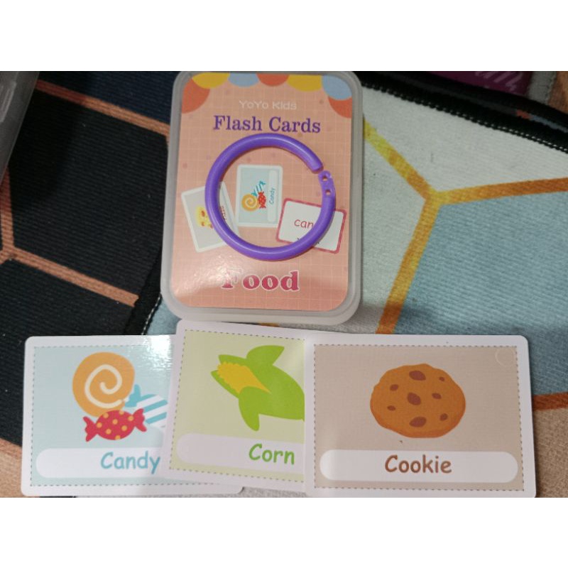 Jual YOYO KIDS FLASH CARDS "FOOD, SPORTS, FEELINGS&WEATHER, JOB, BODY ...