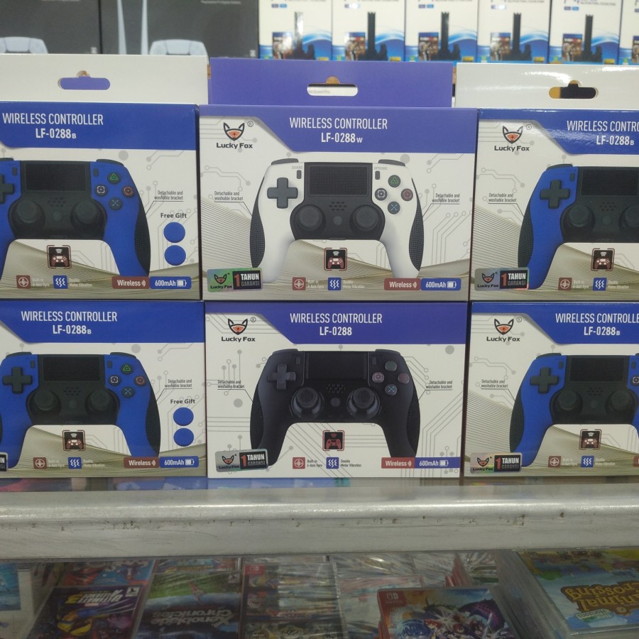 Jual Gamepad Stick Stik Wireless Controller Lucky Fox (LF-0288) for PS4 ...