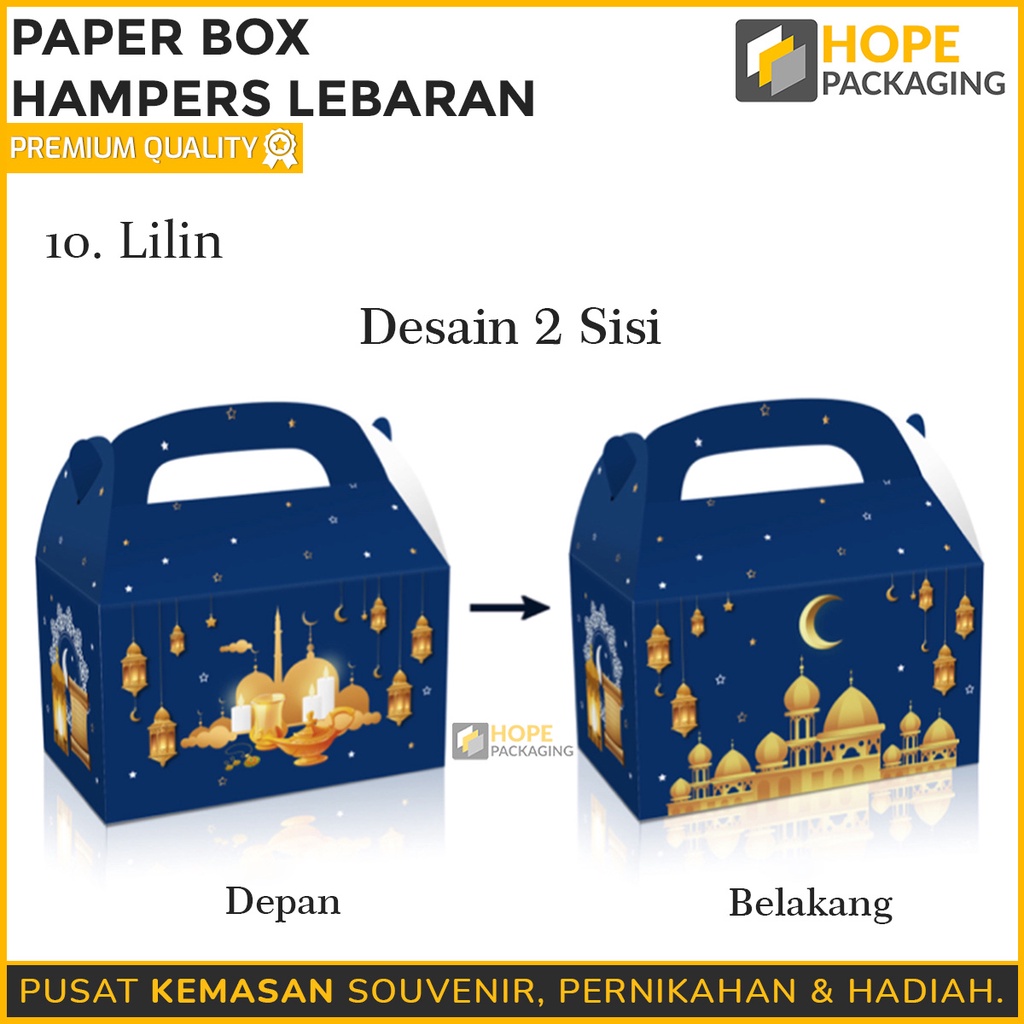 Jual Paper Box Packaging Kotak Kue Lebaran muat 2 toples kotak 250gram ...