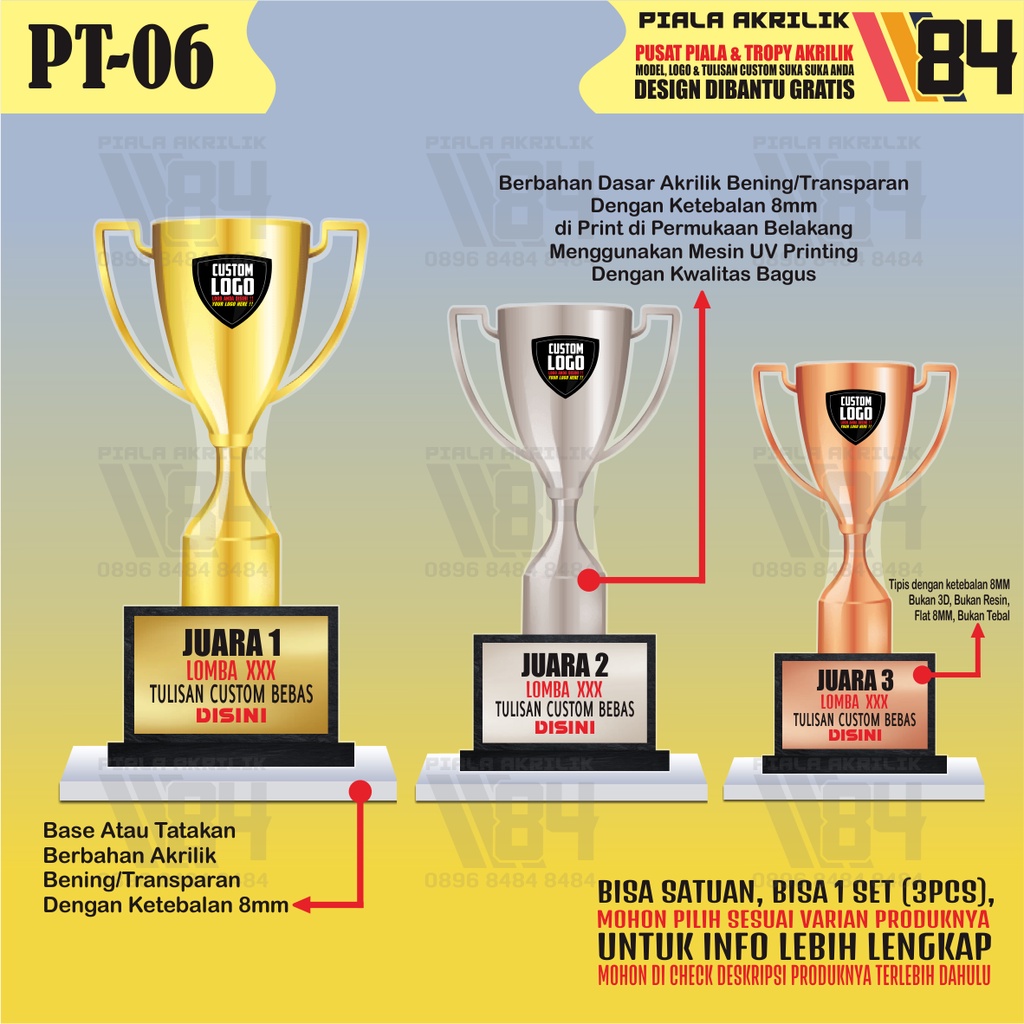 Jual PIALA, PIALA 1 SET, PIALA CUSTOM, TROPHY, TROPHY 1 SET, TROPHY ...