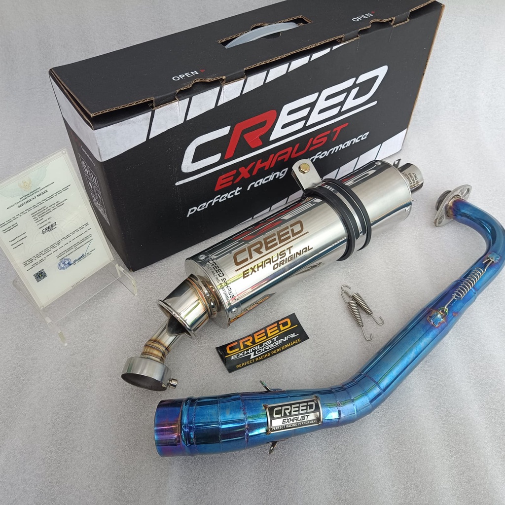 Jual Knalpot Racing Creed Exhaust Suara NGEBAS Pnp Vario 110/125/150 ...