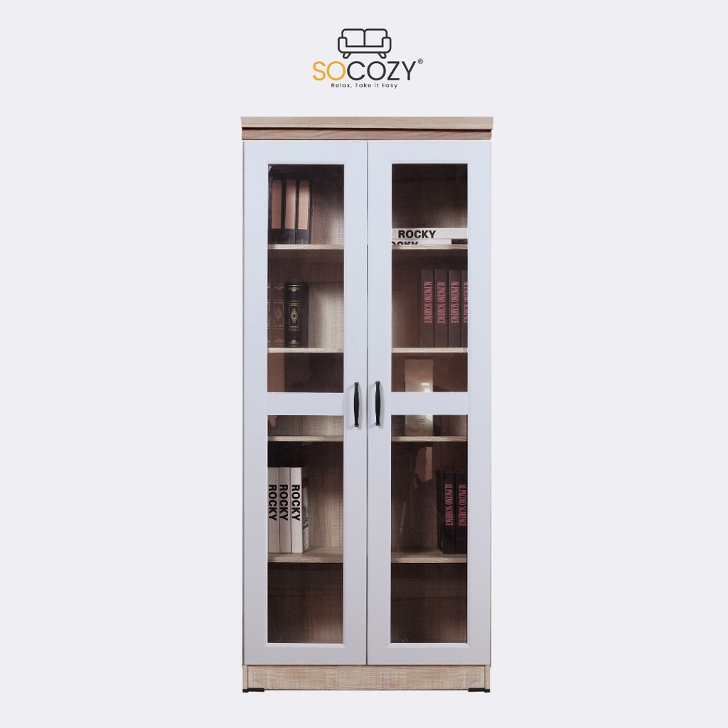 Jual Socozy - Lemari hias pintu kaca lemari buku kabinet lemari ...