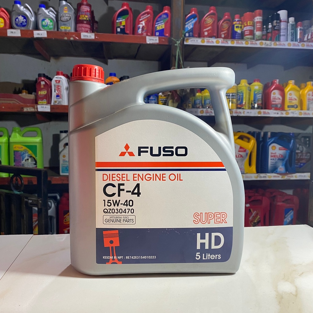 Jual MITSUBISHI FUSO Oli Mesin Mobil Diesel 15W-40 CF-4 Super HD Engine ...