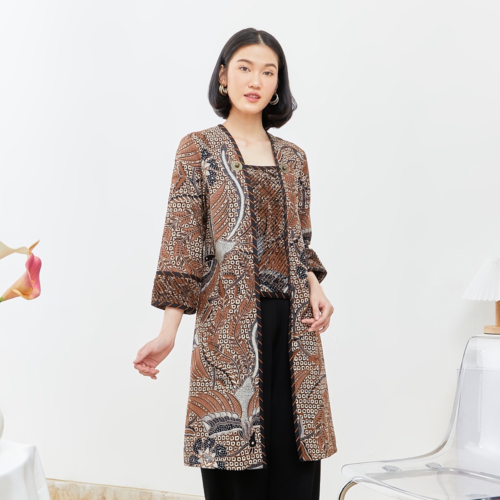 Jual NONA RARA - Aling Sogan RMB T2033, Baju Batik Kasual Modern ...