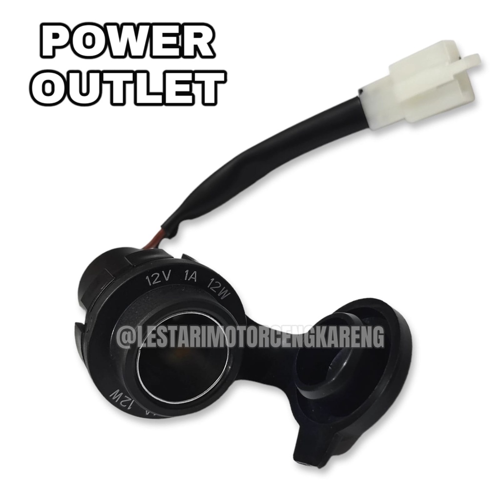 Jual SOCKET POWER OUTLET CHARGER CASSAN MOTOR ORIGINAL AEROX LEXI NMAX ...