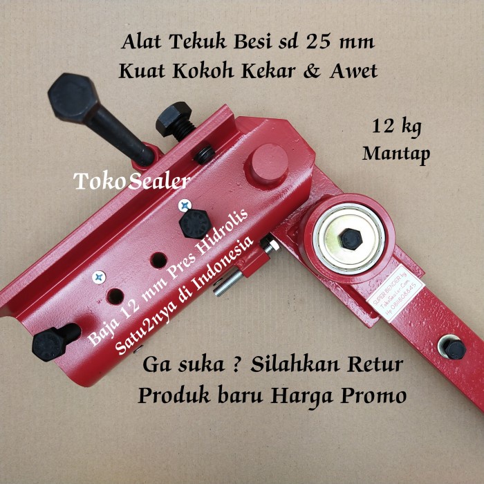 Jual Terlaris Bending Alat Tekuk Besi Sd 25 Mm-Heavy Duty Industrial ...