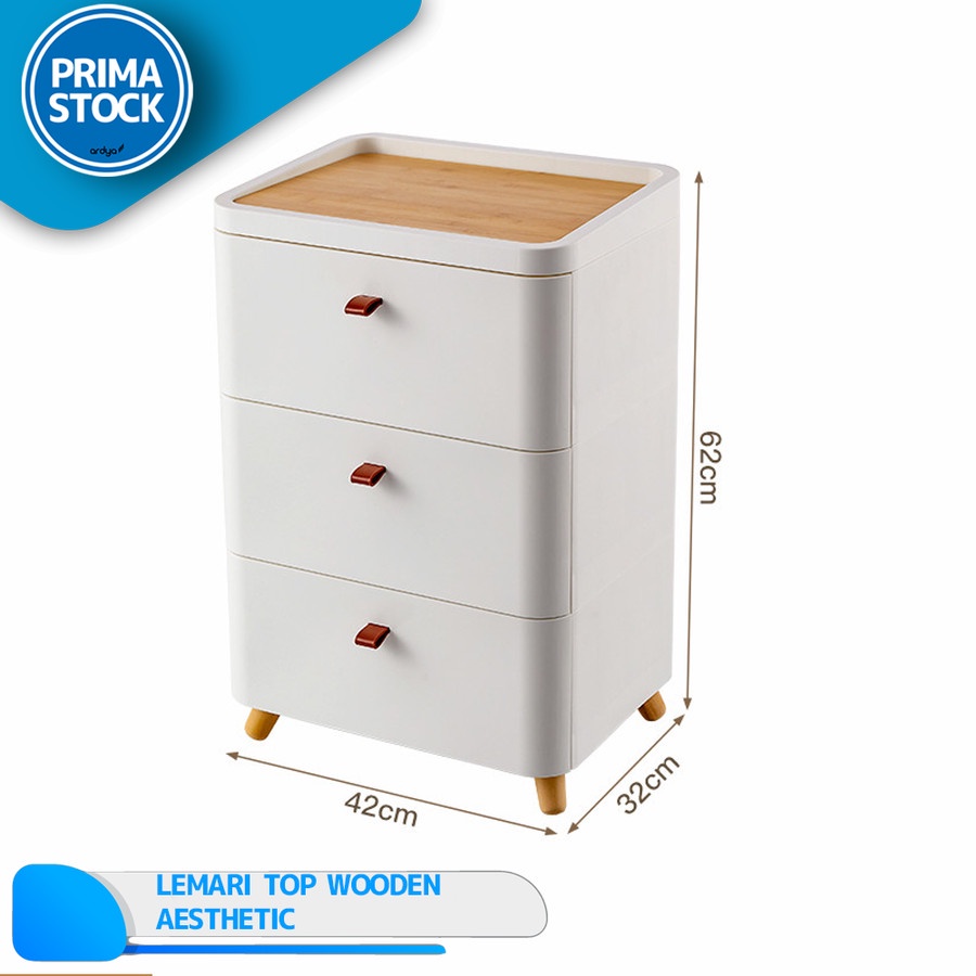 Jual LEMARI DRAWER LACI + KAKI RAK KABINET STORAGE BAJU PLASTIK 2 3 4 ...