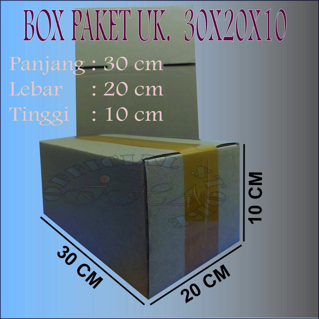 Jual Box packing uk. 30x20x10 cm kardus online murah | Shopee Indonesia