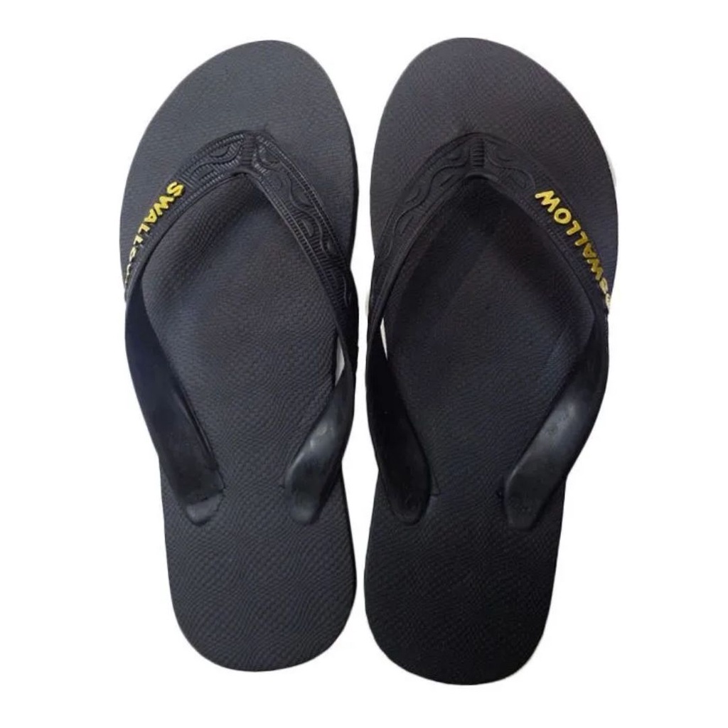 Jual Sandal Jepit Swallow Black Pearl M01 | Sandal Jepit cowok| sandal ...