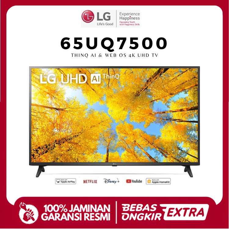 Jual LG 65UQ7500PSF 4K UHD SMART TV 65 INCH | α5 Gen5 AI Processor 4K | Shopee Indonesia