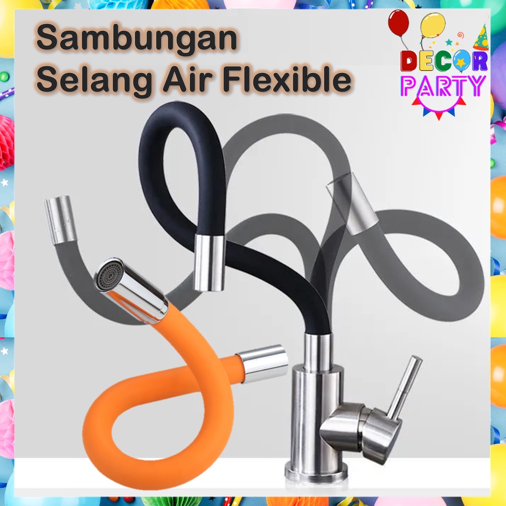 Jual DP Sambungan Selang Air Flexible Ekstensi 19 28 38 47Cm Penyambung Keran Air Universal 360 ...