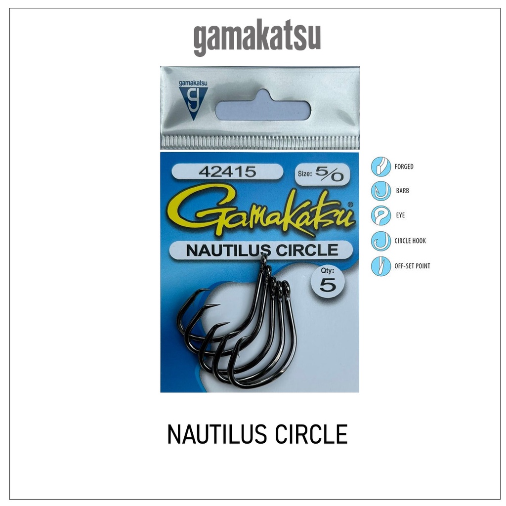 Jual Gamakatsu Nautilus Circle Hook Kail Pancing | Shopee Indonesia