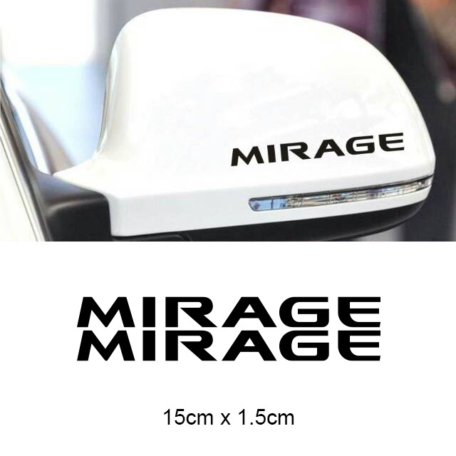 Jual Stiker Spion Mobil Mitsubishi Mirage - Car Decal Sticker | Shopee ...