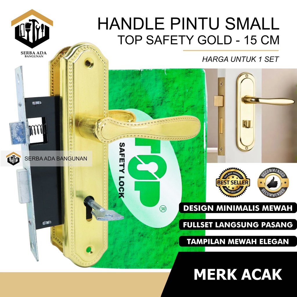 Jual SAB Handle Gagang Kunci Pintu Kecil Model Lama Jadul Mortise Door ...