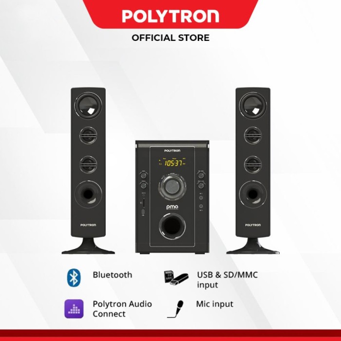 Jual Speaker Polytron Pma-9506 Pma 9506 Speaker Multimedia Bluetooth | Shopee Indonesia
