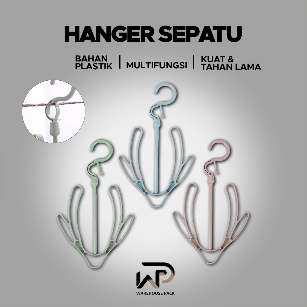 Jual Hanger Sepatu Sendal | Gantungan Sepatu Serbaguna | Gantungan ...