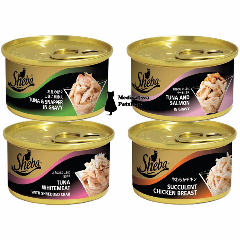Jual SHEBA CAT 85GR KALENG - MAKANAN KUCING | Shopee Indonesia