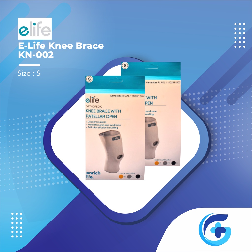 Jual E-Life Knee Brace KN-002 S / ALAT PENOPANG TUBUH | Shopee Indonesia