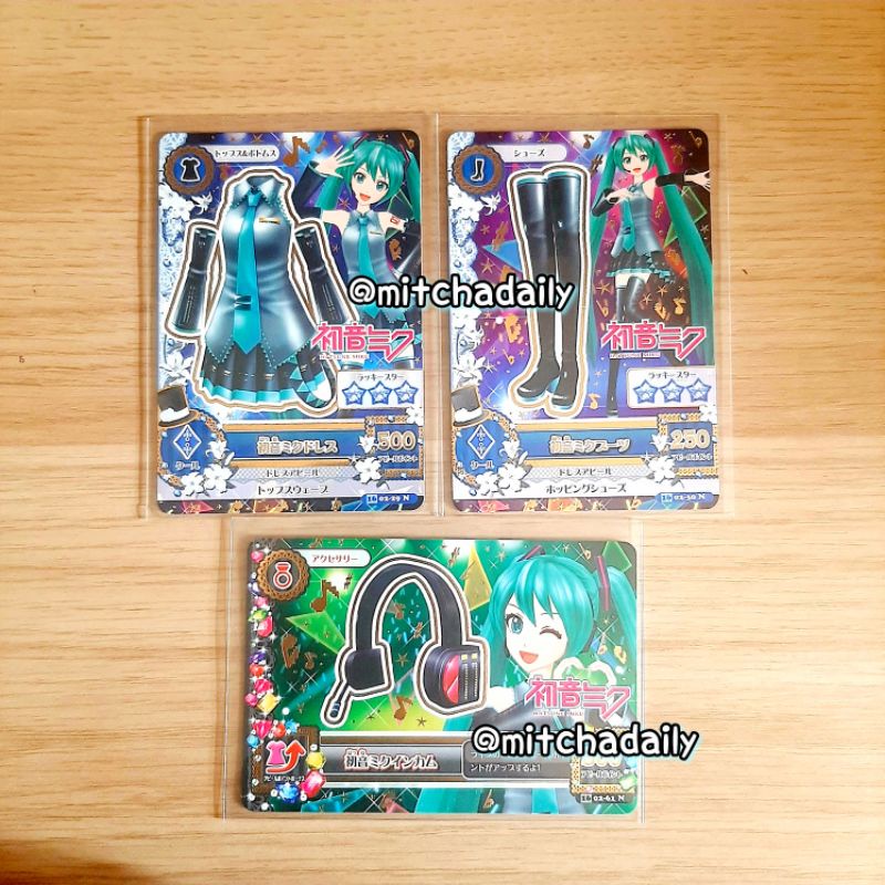 Jual Kartu Aikatsu Jepang Cool Hatsune Miku Collaboration Promotion ...