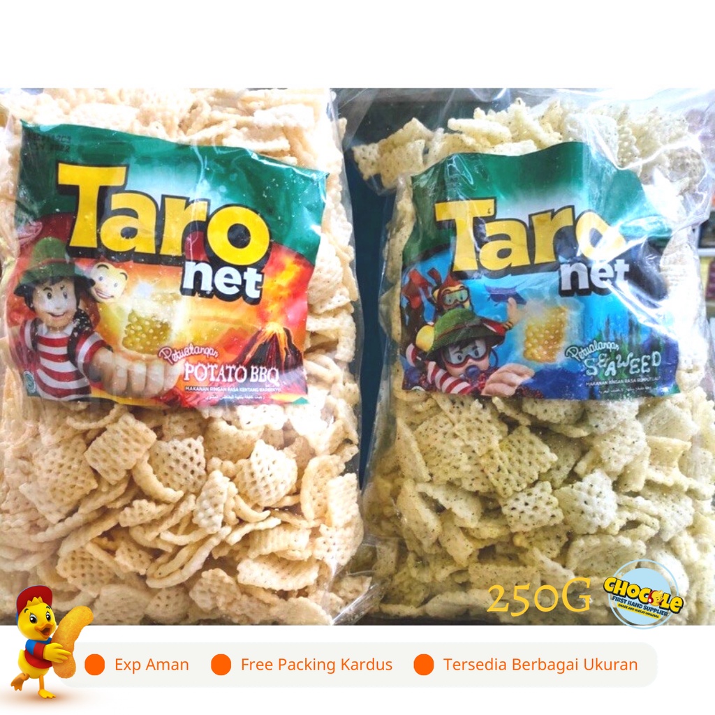 Jual PROMO 9.9 TARO NET 250G || PUSAT GROSIR SNACK DAN COKLAT KILOAN ...