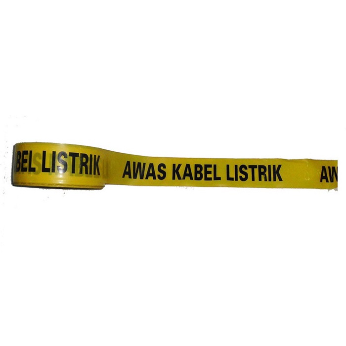 Jual barricade warning tape awas kabel listrik,garis pita batas polisi ...