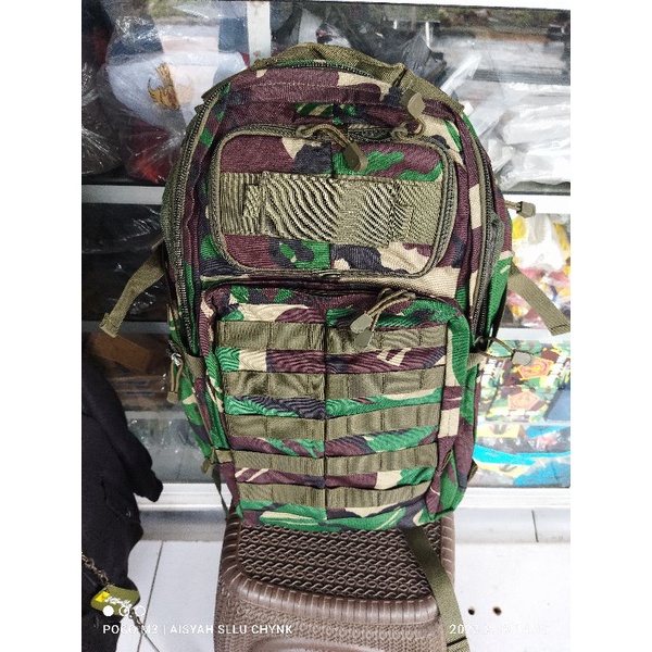 Jual ORIGINAL TNI TAS RANSEL LORENG/ TAS PUNGGUNG LORENG ACEH TERHARU ...