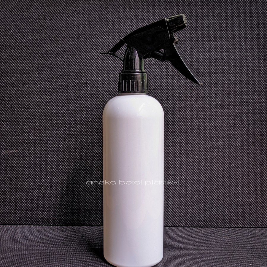 Jual Botol Spray 500ml Putih Model Tinggi Tutup Big Triger Hitam | Shopee Indonesia
