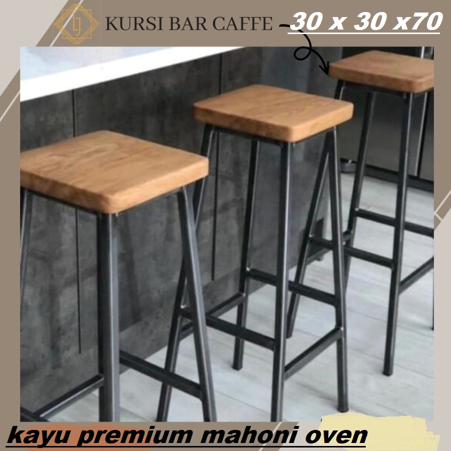 Jual KURSI KAYU SOLID KOTAK/KOTAK DUDUK 30X30/KAYU MAHONI/KURSI BAR ...
