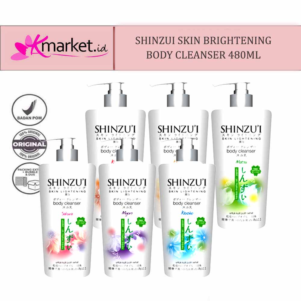 Jual Shinzui Skin Lightening Body Cleanser 480ML & 400ML | SHINZUI Body ...