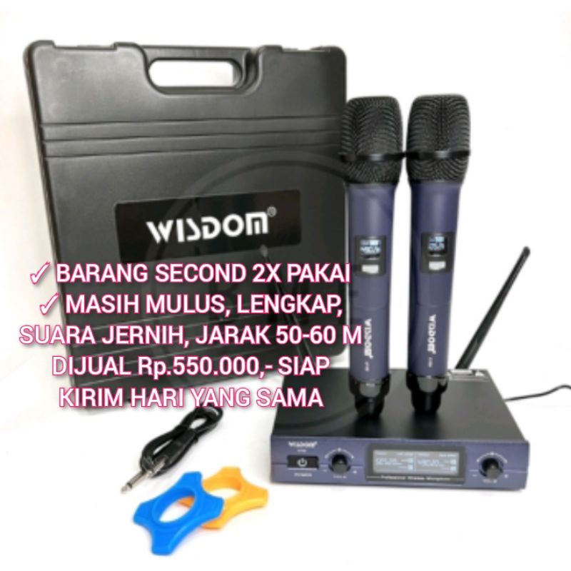 Jual MIC WIRELESS WISDOM U135 SECOND RASA BARU | Shopee Indonesia