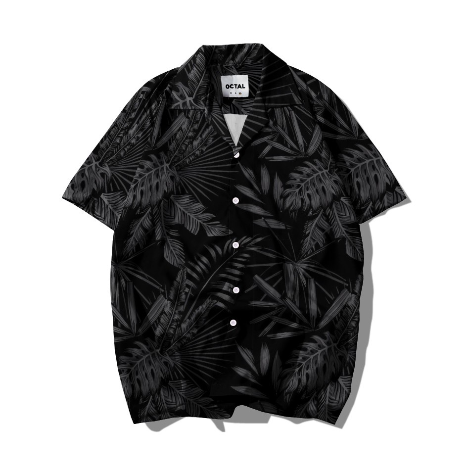 Jual OCTAL - Kemeja Motif Pattern Pantai Printing Kasual Pria - Wanita ...