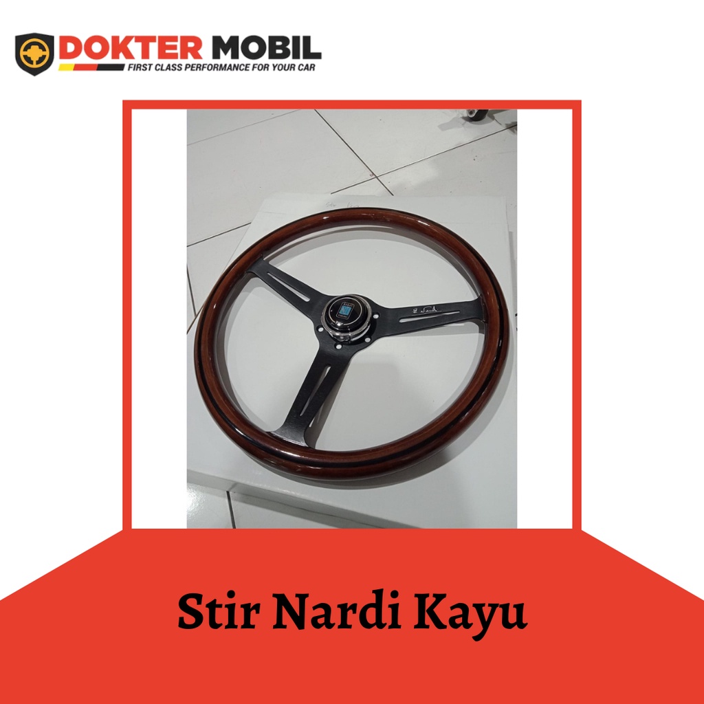Jual Steer / Stir Nardi Kayu Palang Hitam & Chrome | Shopee Indonesia