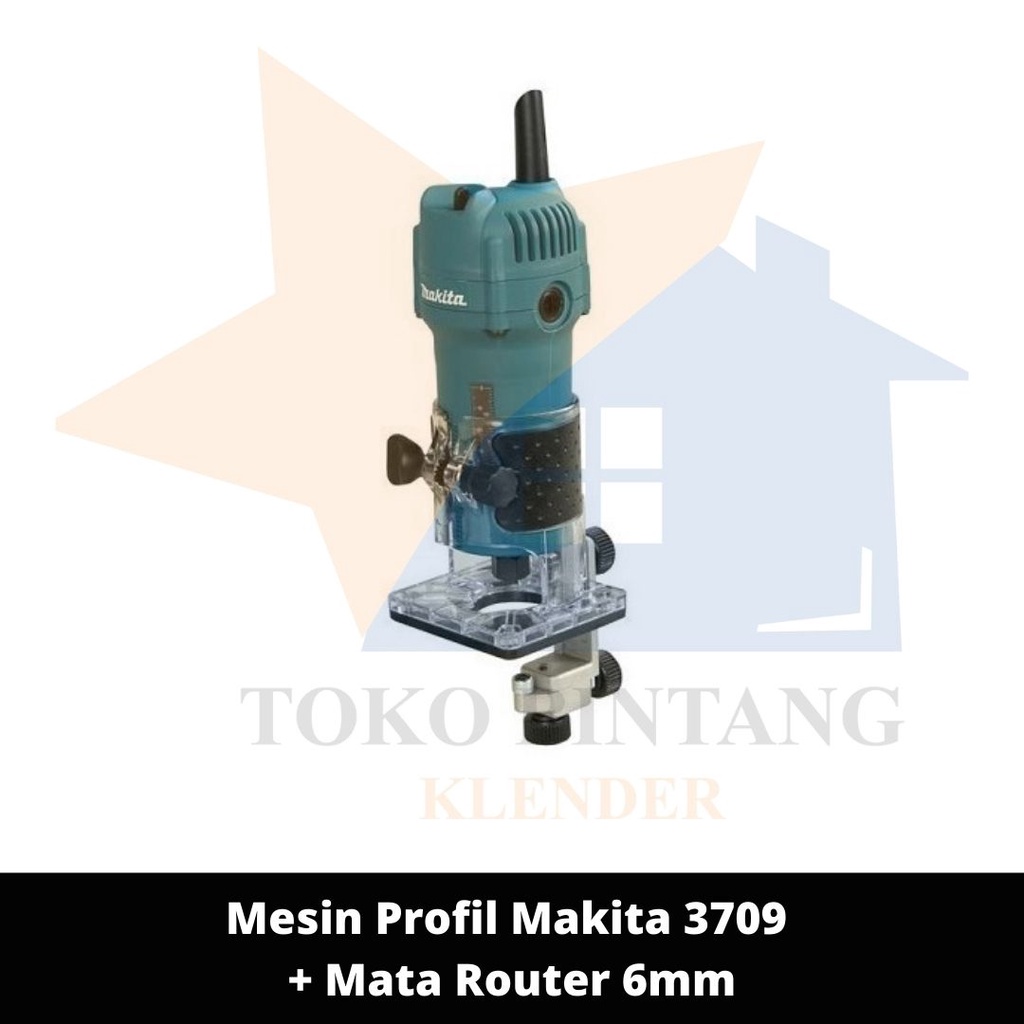 Jual Mesin Profil Makita 3709 + Mata Roter 6mm | Shopee Indonesia
