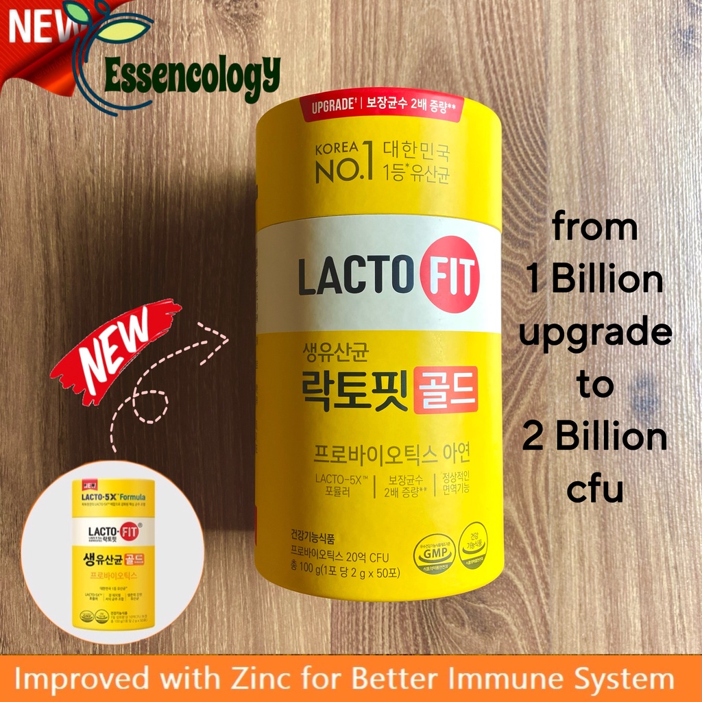 Jual NEW Lacto Fit Gold Probiotics Lacto-Fit Korea - Lactofit | Shopee ...