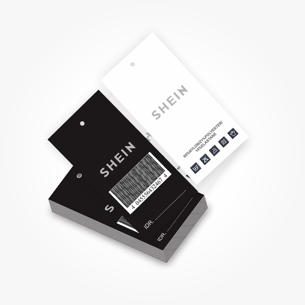 Jual HANGTAG SHEIN // LABEL BAJU // PRICE TAG | Shopee Indonesia