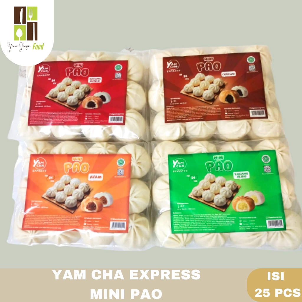 Jual Yam Cha Express / Mini Pao /Minipao / Kwalitas Premium Isi 24 Pcs ...