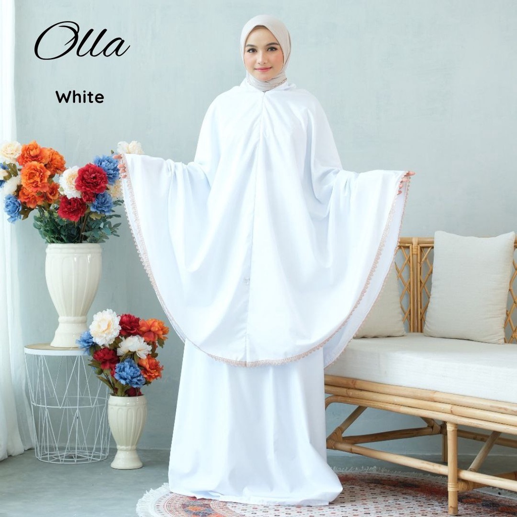 Jual Rukuh Mukena Mukenah Dewasa Terbaru Resleting 2 in 1 2025 Lebaran ...