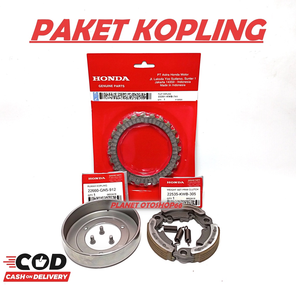 Jual PAKET KOPLING BLADE / REVO ABS / ABSOLUET / PAKET KOMPLIT KAMPAS KOPLING / PLATE / PLAT ...