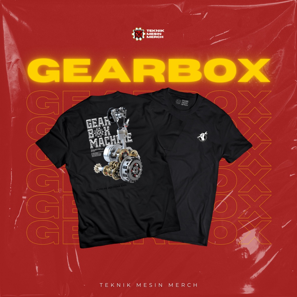 Jual T-shirt Teknik Mesin Merch - Gearbox | Shopee Indonesia