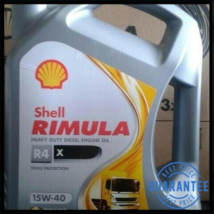 Jual OLI SHELL RIMULA R4 X DIESEL SAE 15W 40 GALON 5 LITER | Shopee ...