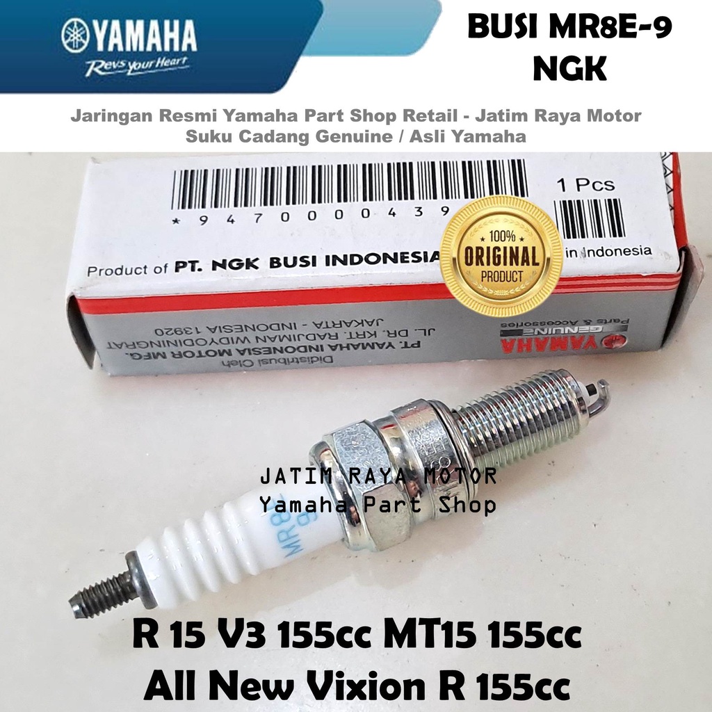 Jual Busi MR8E-9 NGK All New Vixion R R15 V3 MT15 155 Asli Original ...