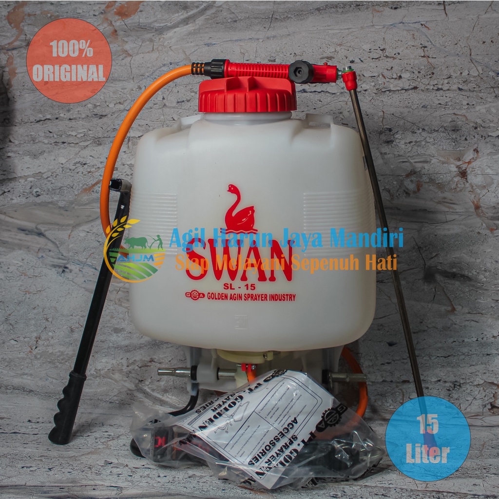 Jual Alat Semprot/Sprayer SWAN SL-15 Tangki Plastik Manual Cocok Untuk ...