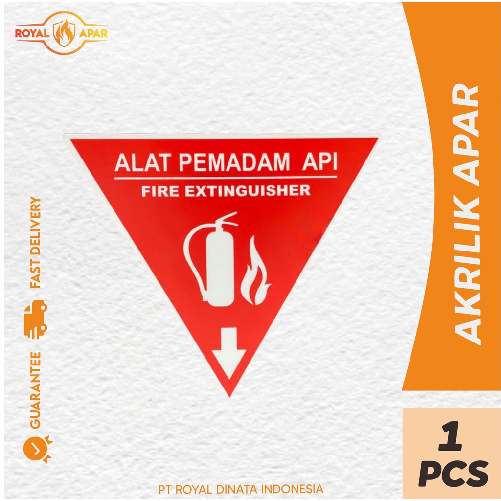 Jual Segitiga APAR Tonata / Rambu Akrilik Alat Pemadam Api Ringan ...