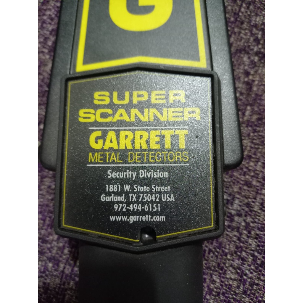Jual Garret Metal Detector 1165180 Super Scanner | Shopee Indonesia