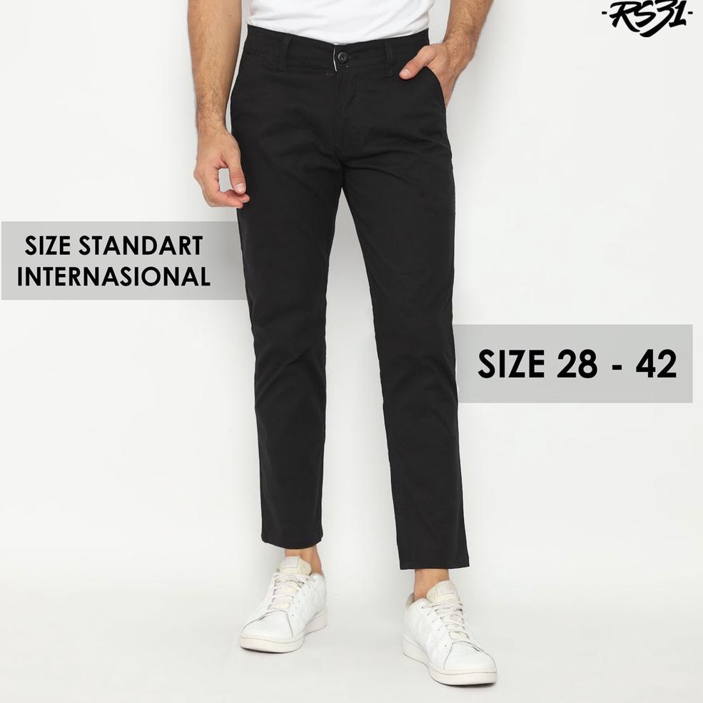 Jual RS31 Chino Pants High Quality Super Big Size - Celana Kerja Pria Berbahan Kain Ukuran Jumbo ...