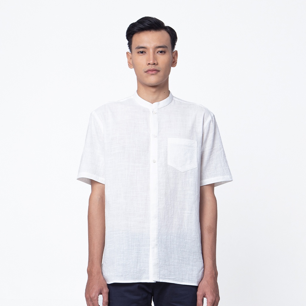 Jual EDWIN JEANS - TURKEY BRIGHT WHITE Kemeja Shanghai Lengan Pendek ...