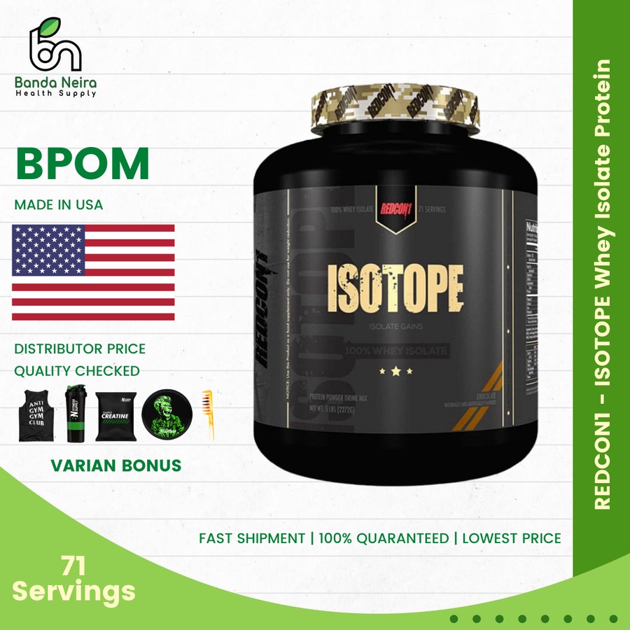 Jual REDCON1 REDCON 1 ISOTOPE 100% Whey Isolate Protein | Shopee Indonesia