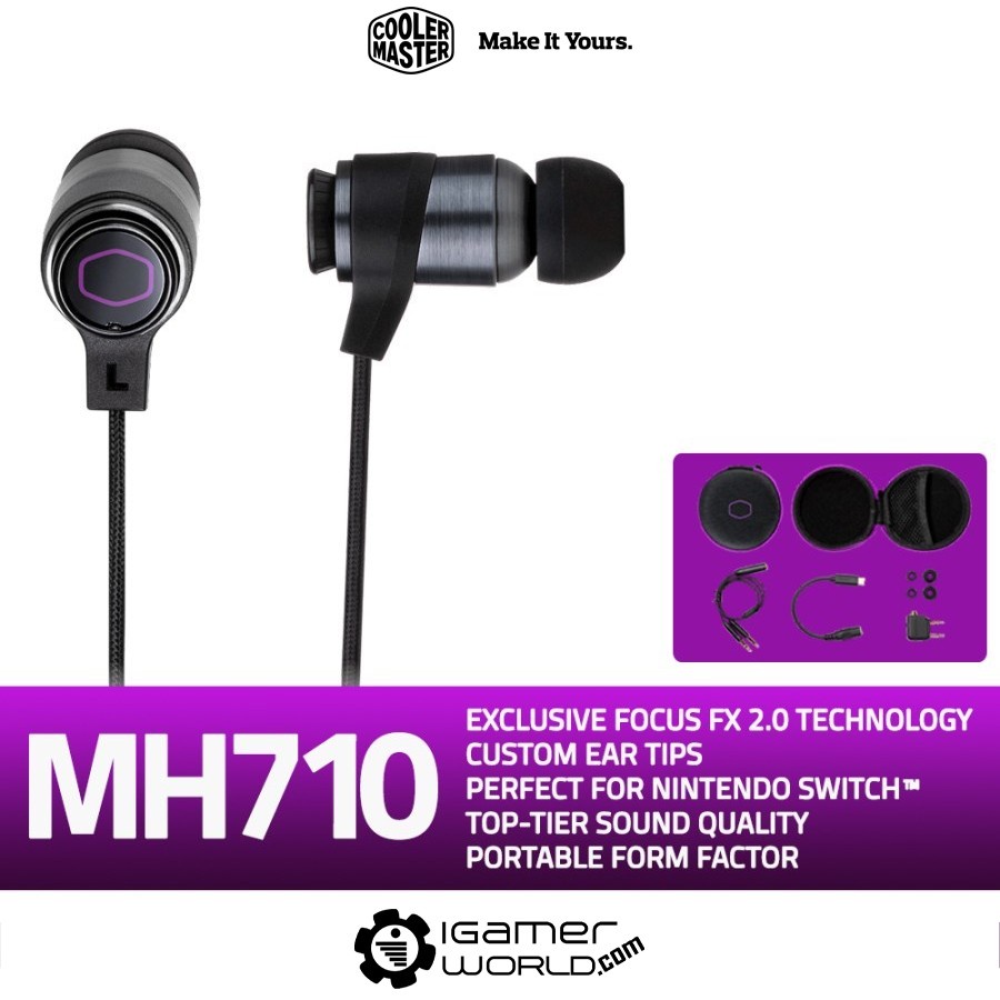 Jual Cooler Master MH710 with Microphone Gaming Earphone | Shopee Indonesia