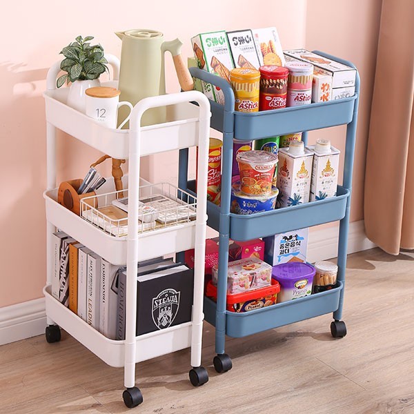 Jual BONBOX FLOATING SHELF BFS903 WHITE TROLLY RACK BIRU | Shopee Indonesia